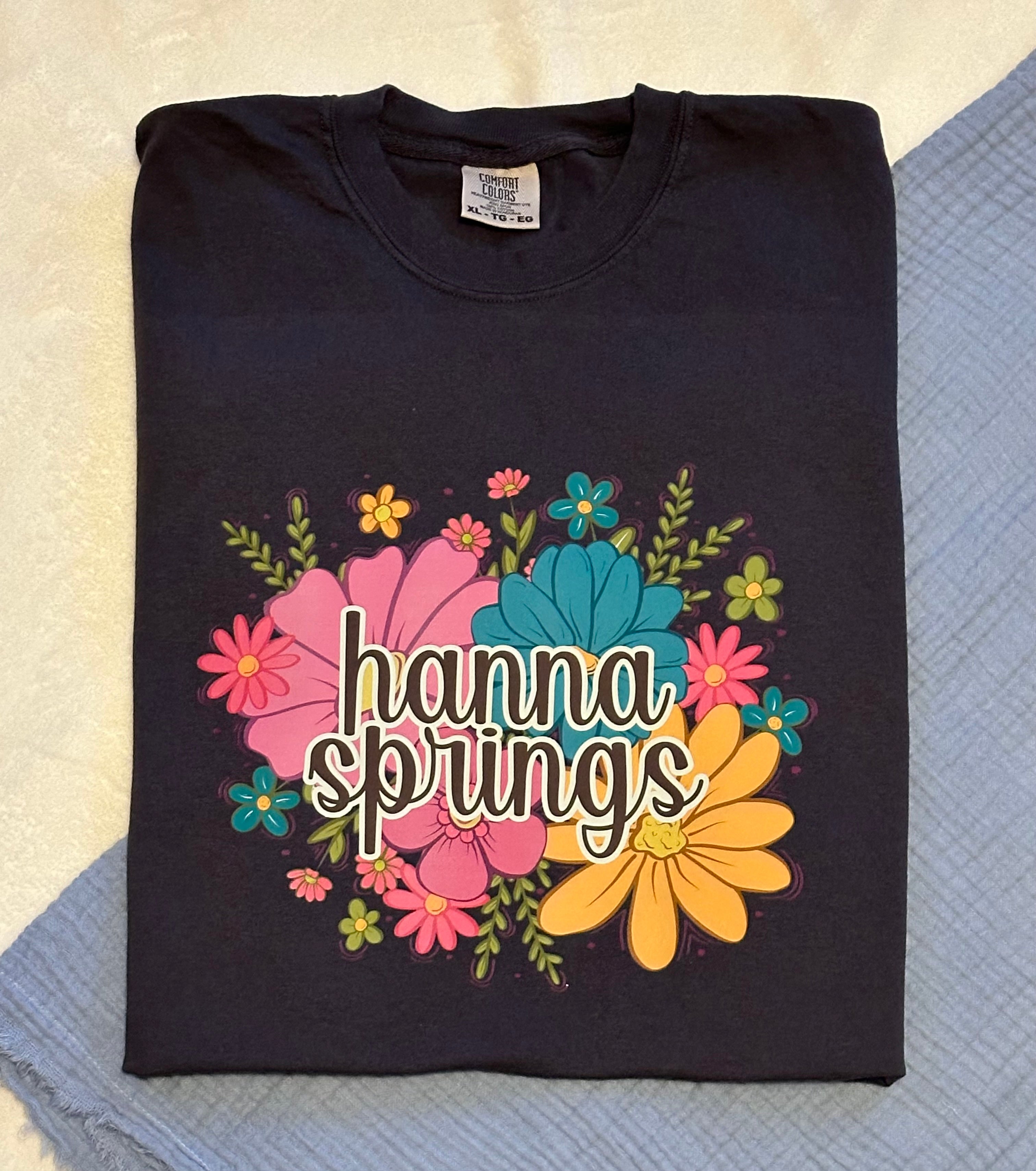 Hanna Floral script – Graceful Grit Apparel